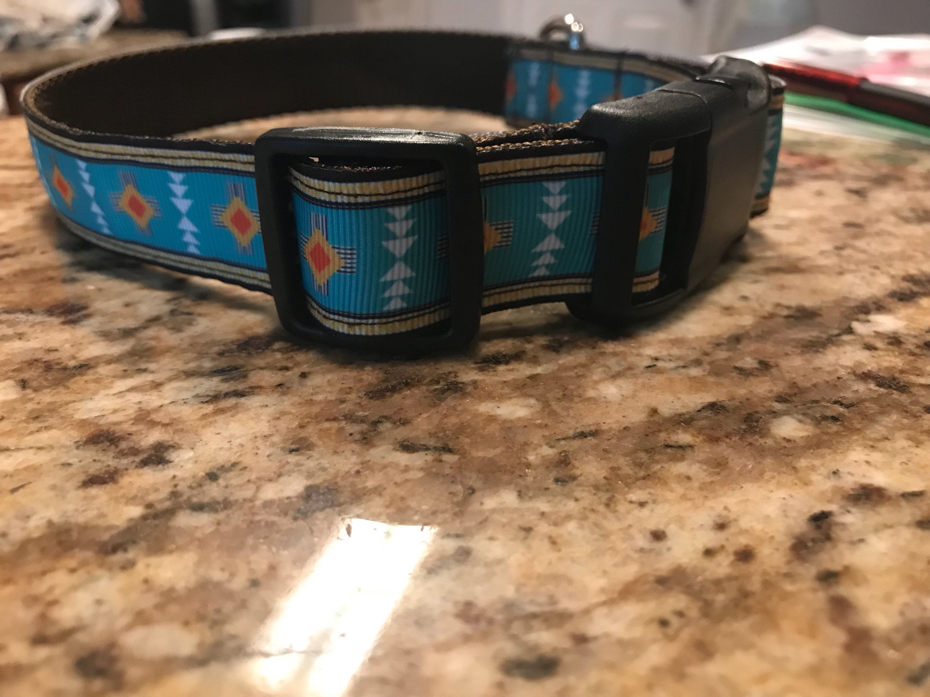 Collar de diseño azteca de 1 Turqoise | Etsy