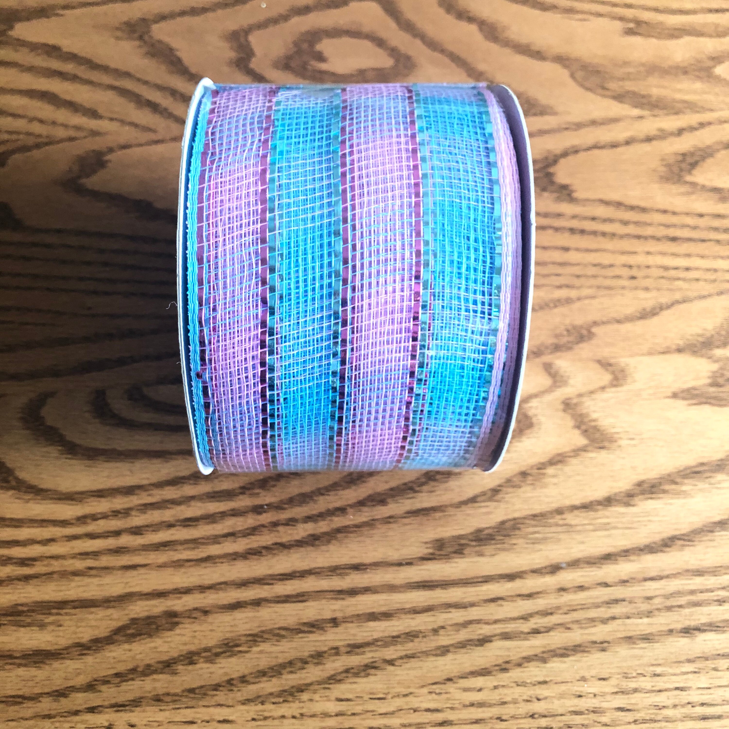 Expressions Blue and Pink Mesh Ribbon, Spring and Summer Mesh Ribbon ...