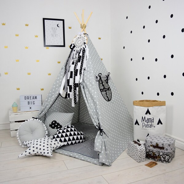 Black Teepee - Etsy