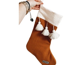 Muslin Christmas Stockings - Etsy