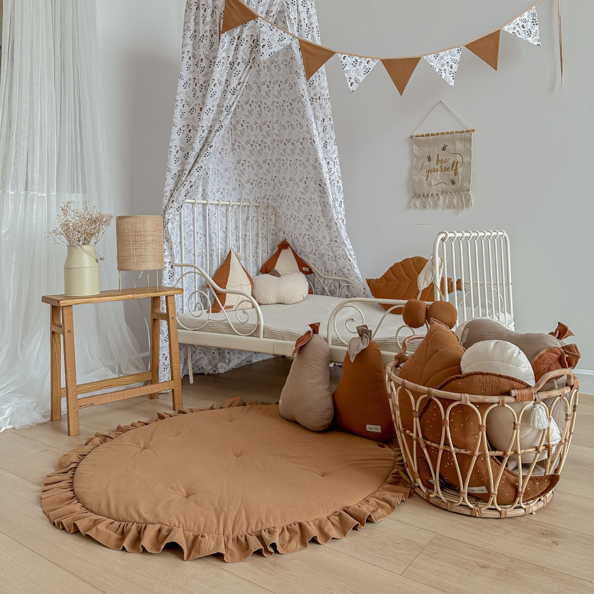 Round Play Mat Children's Play Mat Circular Play Mat - Etsy