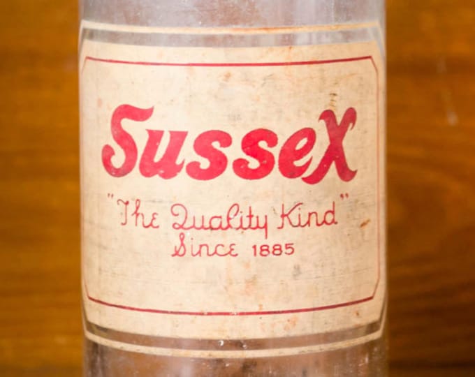 Vintage Sussex Ginger Ale Pop Bottle - Sussex, NB & Halifax, NS ...