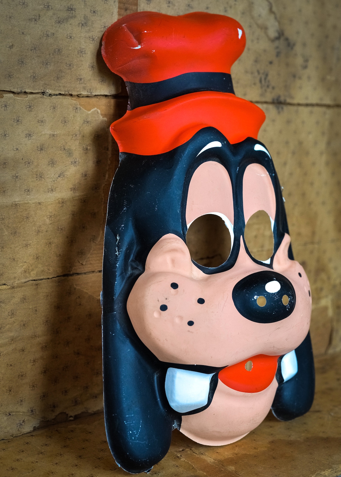 Vintage Halloween Mask Goofy Disney Face Mask Retro - Etsy