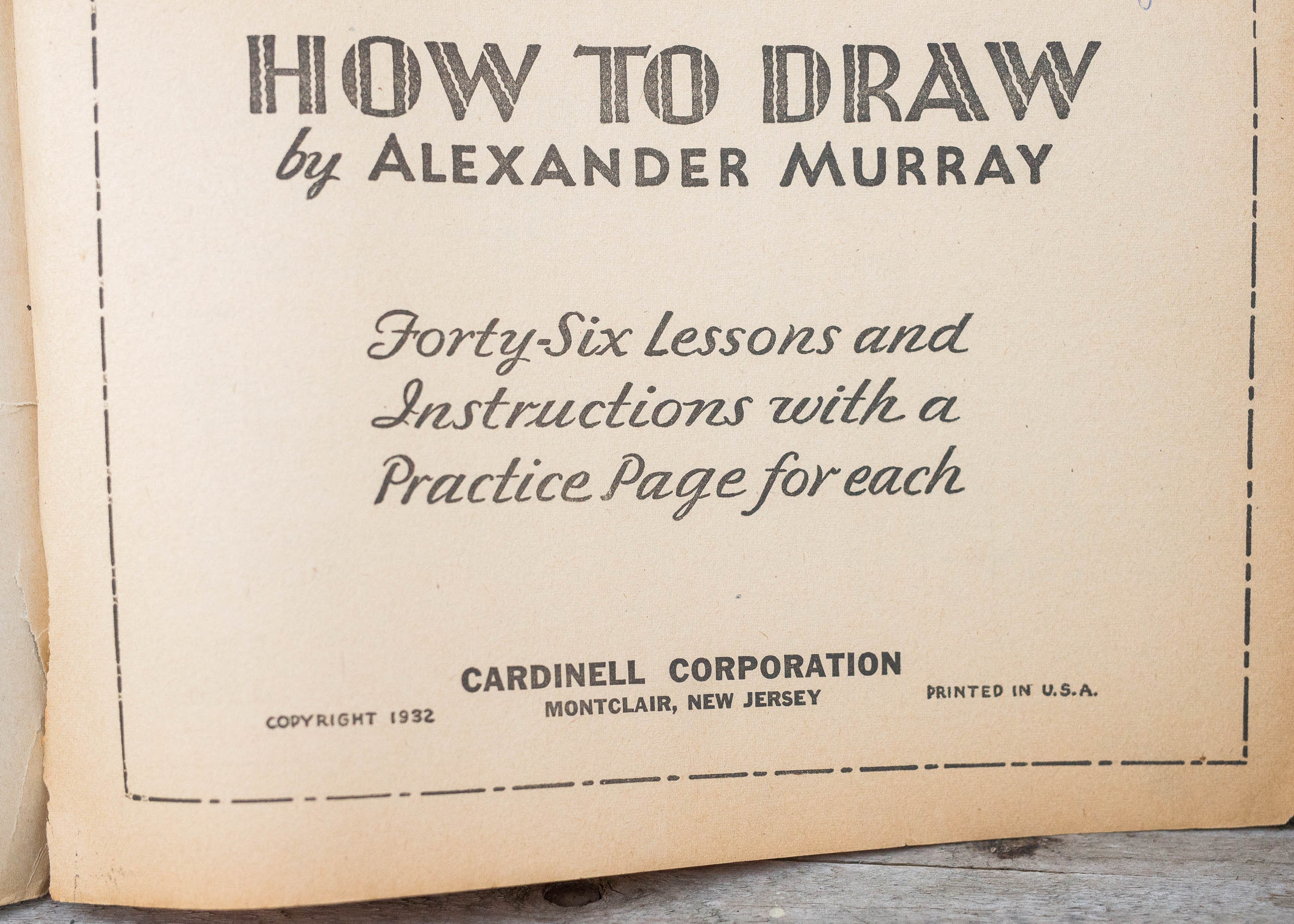 Antique Vintage Drawing Book 1932 1st Edition How to Draw by | Etsy