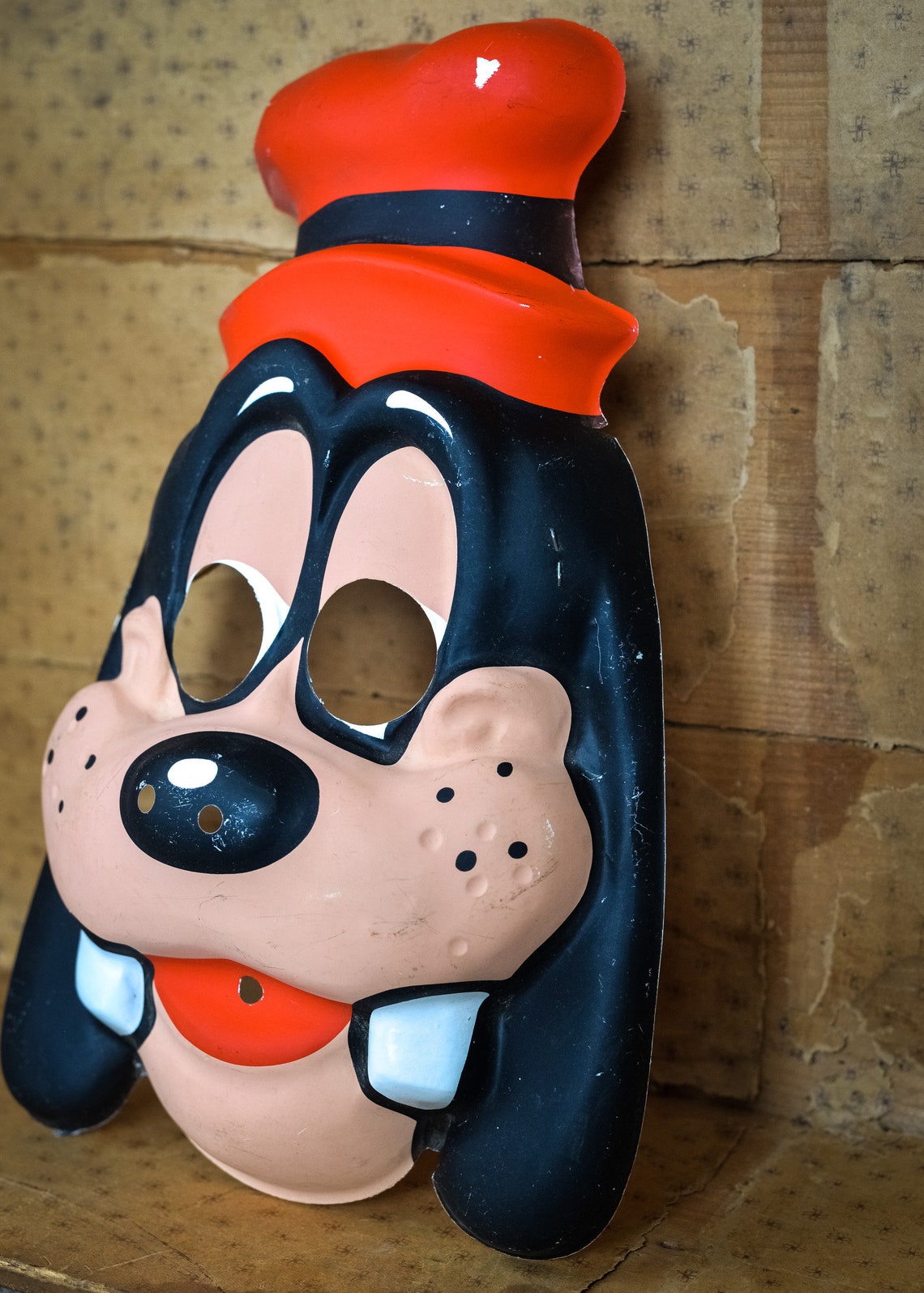Vintage Halloween Mask Goofy Disney Face Mask Retro - Etsy