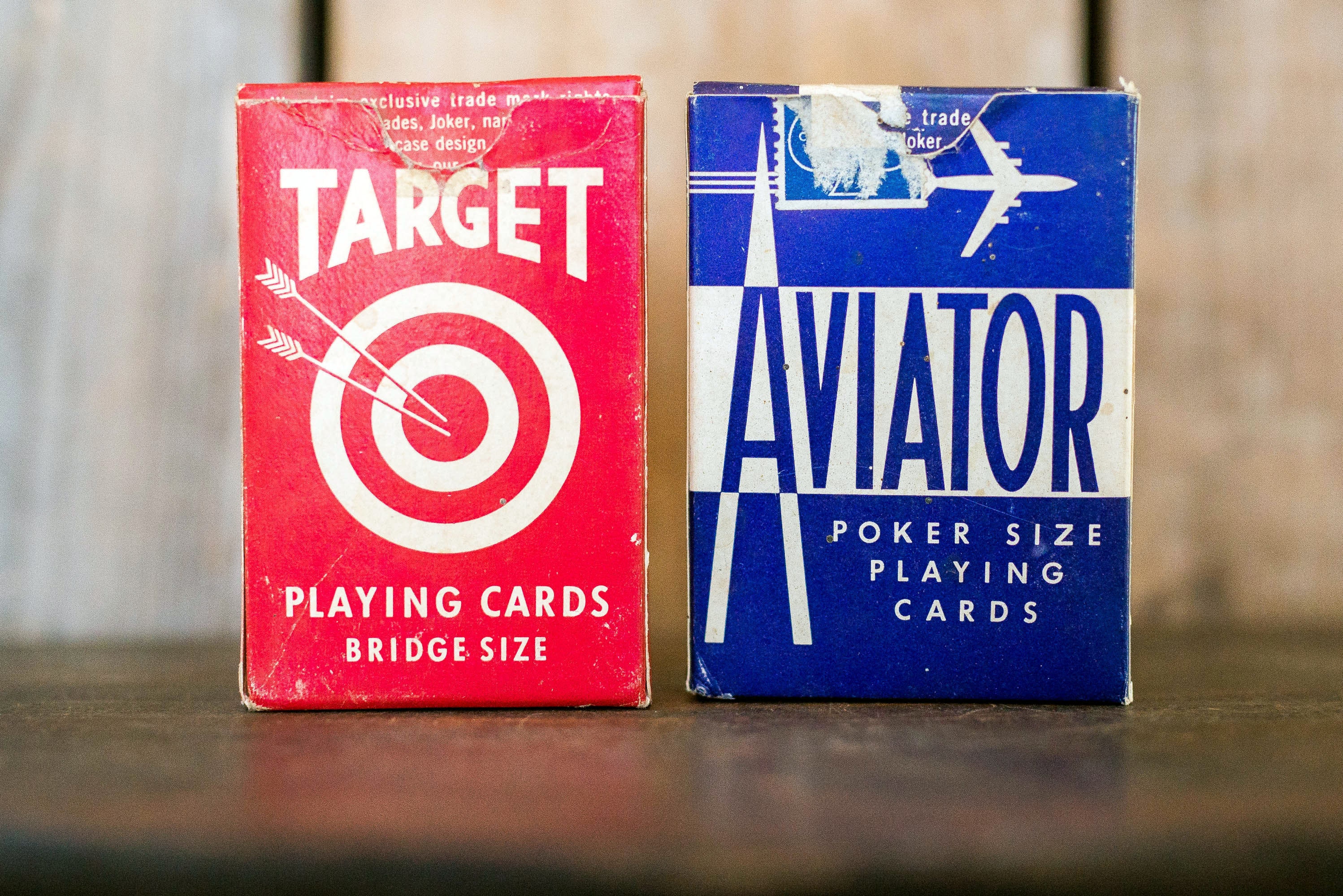Vintage Playing Card Decks Target & Aviator Poker Bridge | Etsy