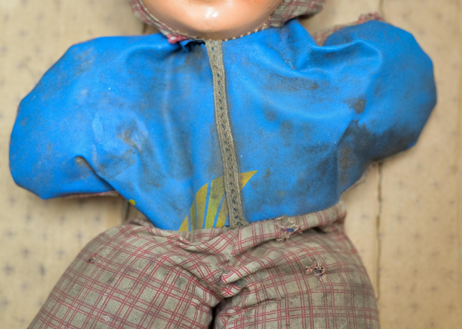 Vintage Plastic Mask Faced Doll W/ Stuffed Cloth and Vinyl - Etsy