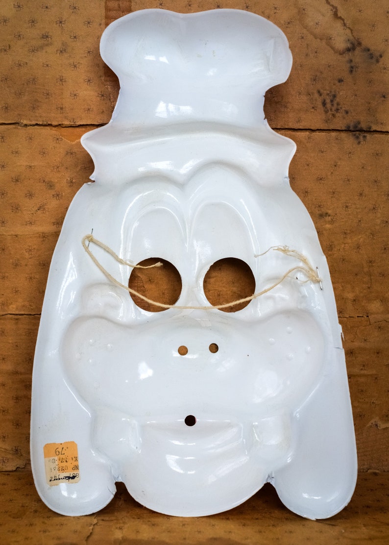 Vintage Halloween Mask Goofy Disney Face Mask Retro - Etsy