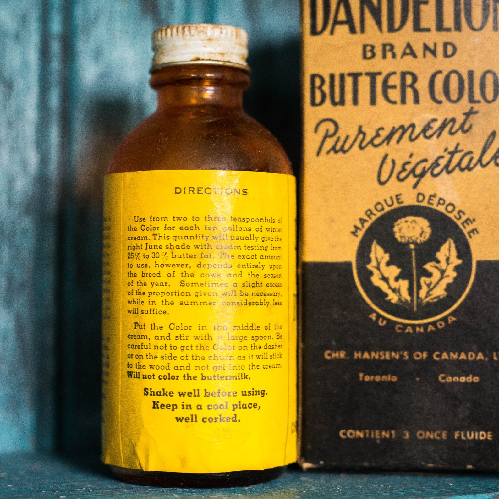 Vintage Antique Dandelion Butter Colour for Cooking Baking - Etsy