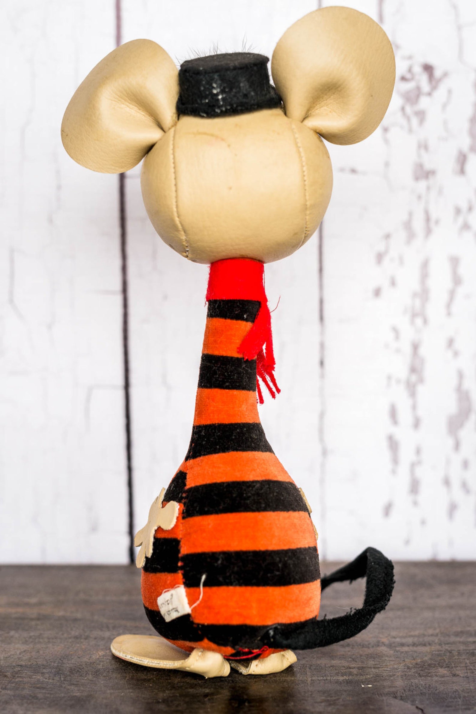 Vintage Mouse Toy 60's Mod Kitsch Stuffed Cloth & Vinyl - Etsy