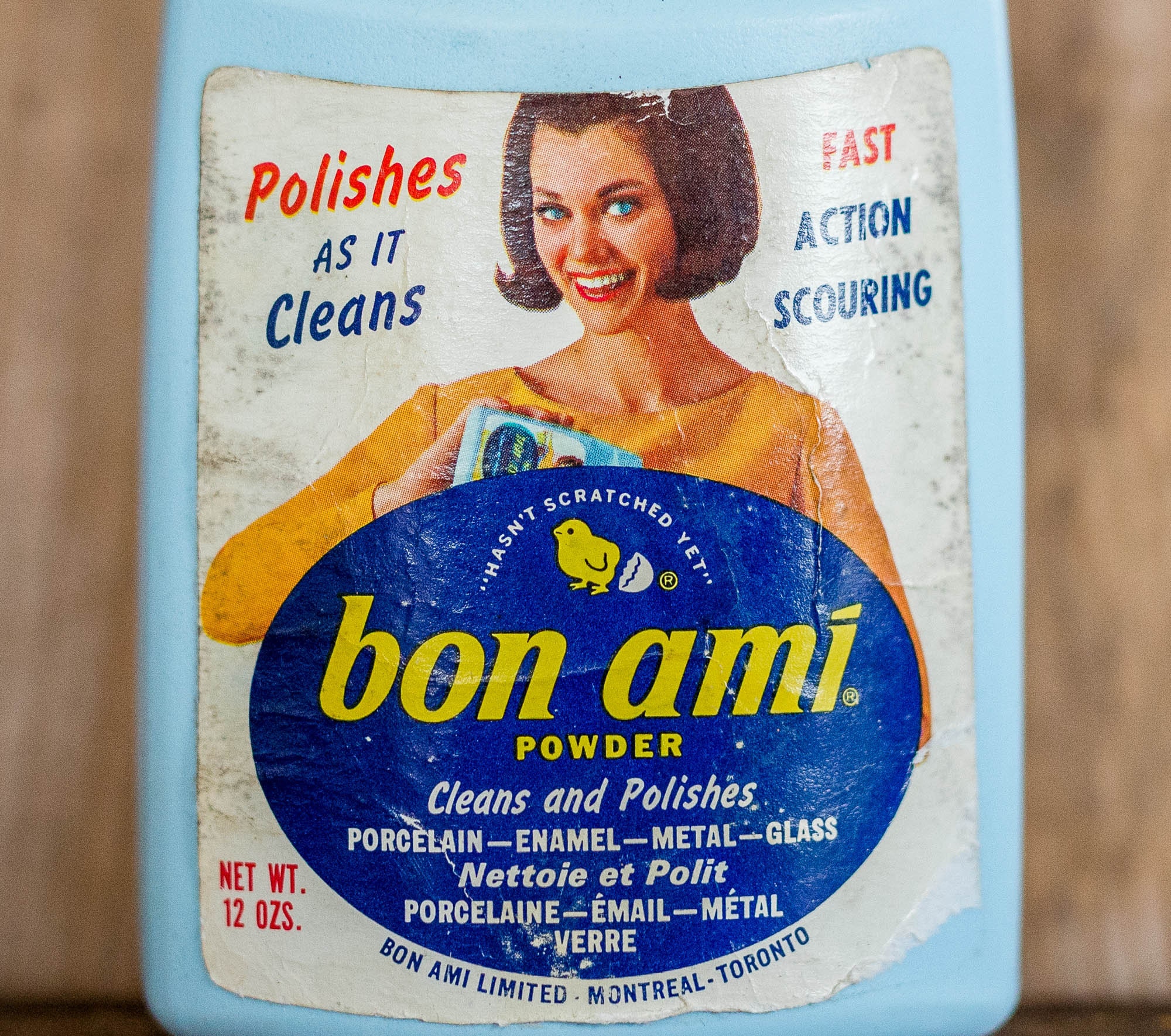 Vintage Retro Bon Ami Powder Container Blue Plastic Shaker | Etsy