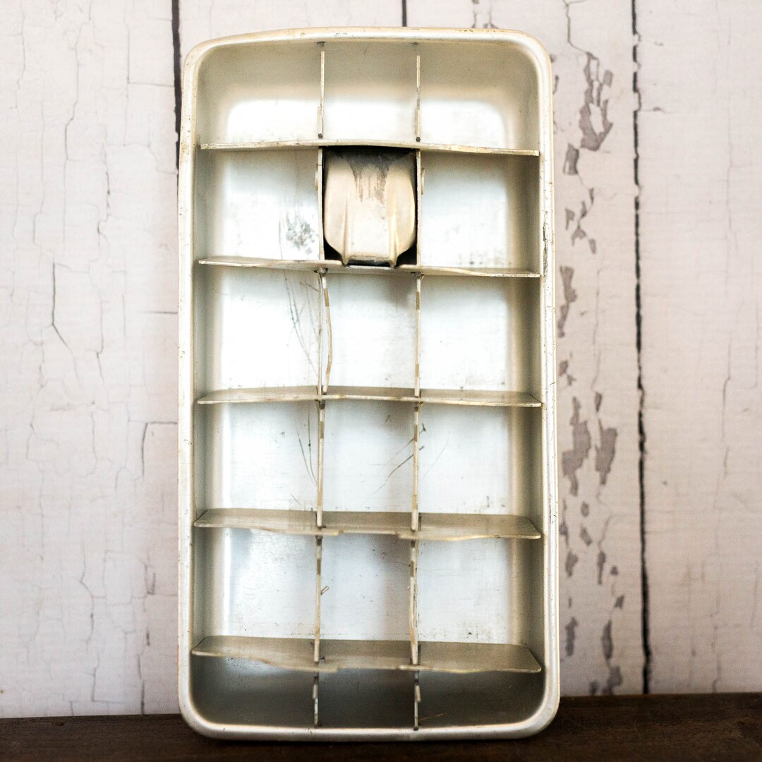 Vintage Aluminium Ice Cube Tray Refrigerator Pop Ice Tray - Etsy