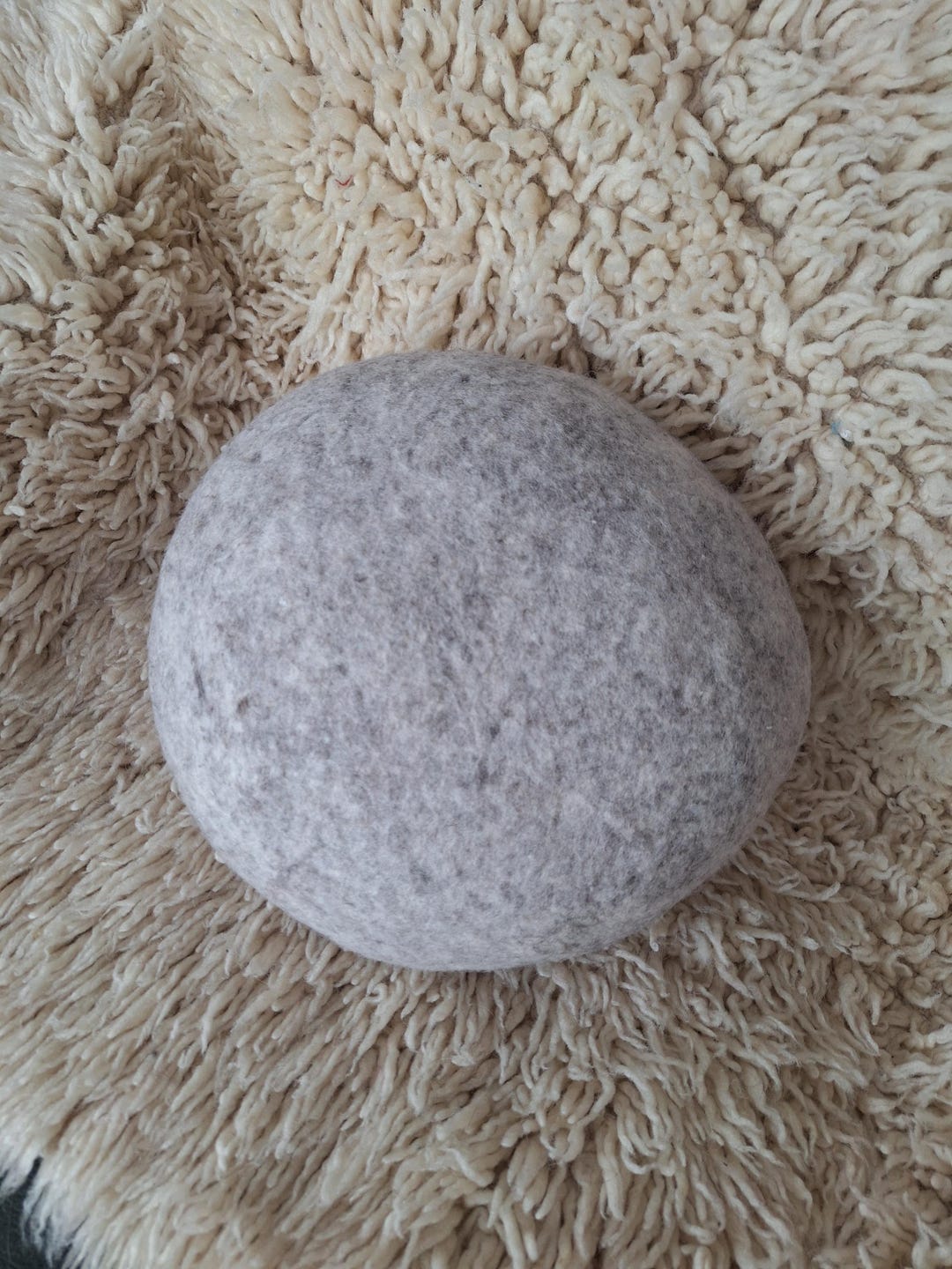 Felted Wool Stone, Felted Wool Pillow. Wet Felting Technique. Light ...