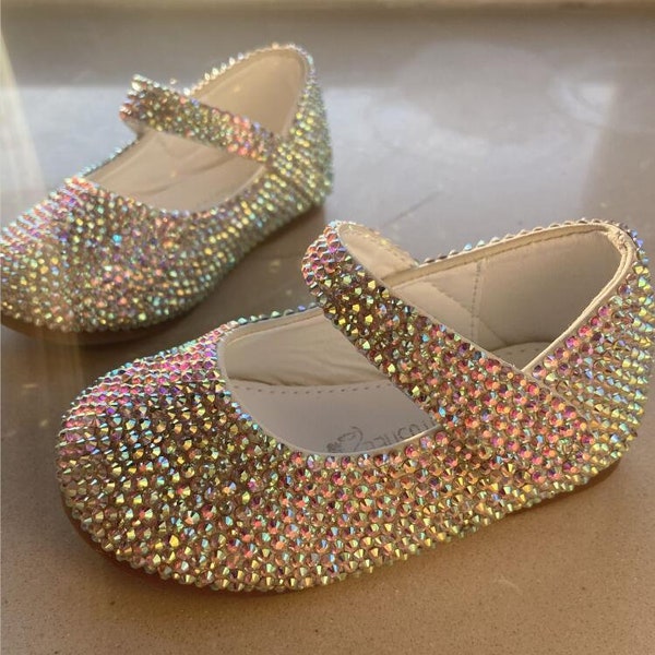 Gold Flower Girl Shoes - Etsy