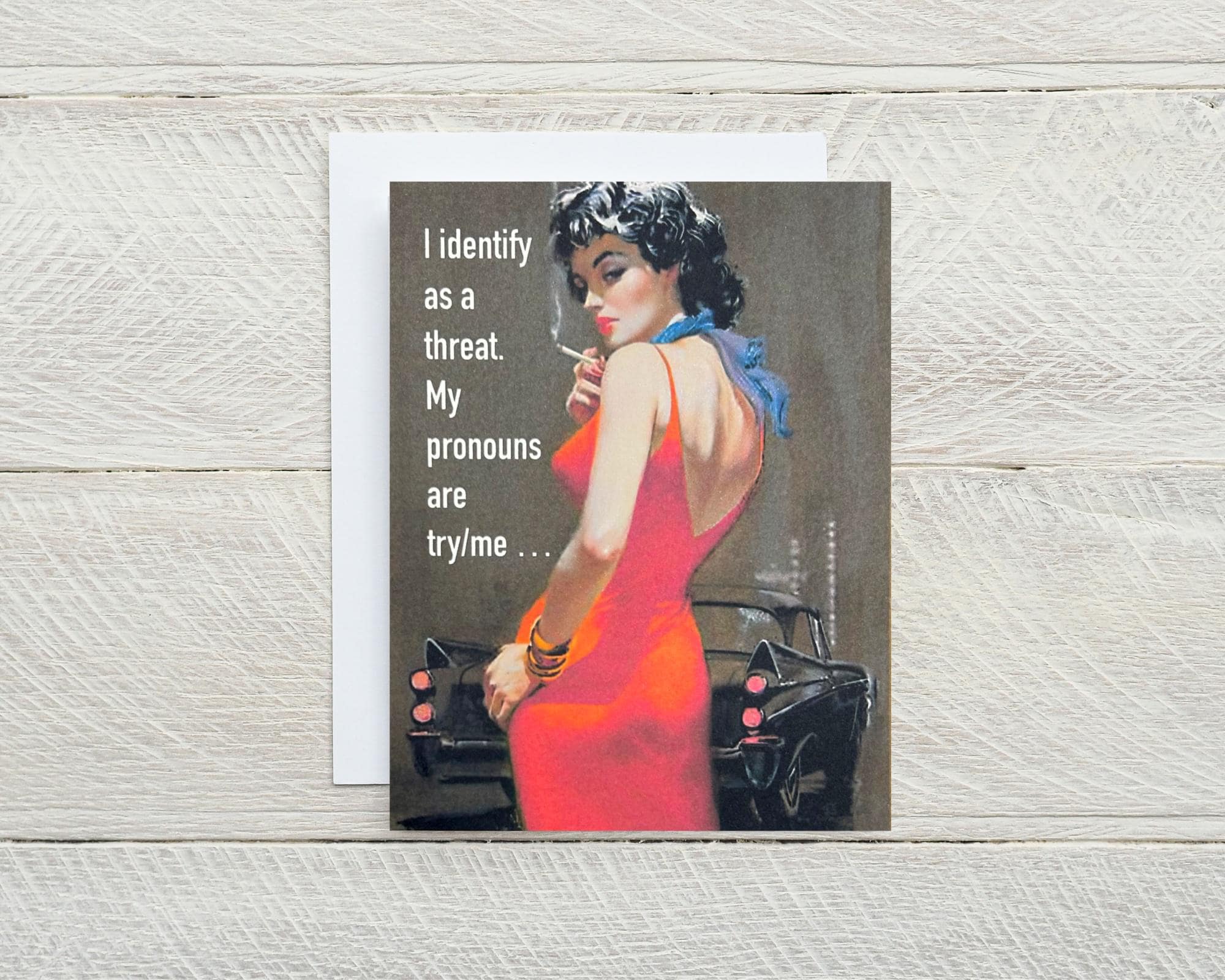 Try/me ... Funny Any Occasion Just Because Greeting Card, Snarky Card ...