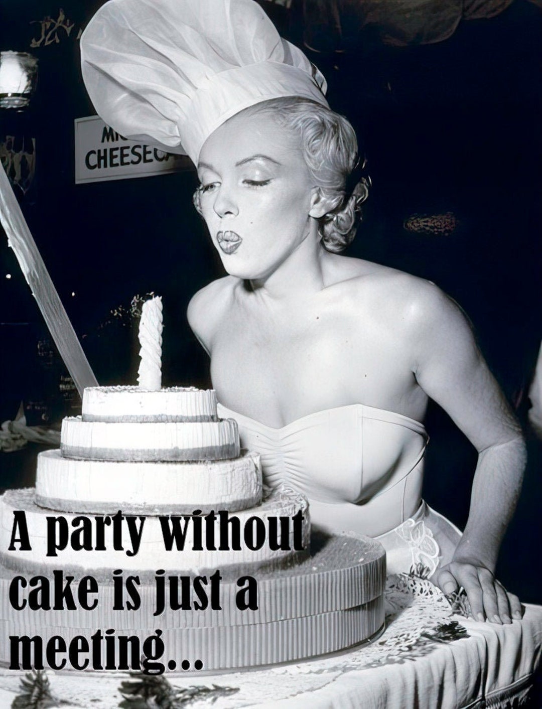 Happy Birthday Card Marilyn Monroe
