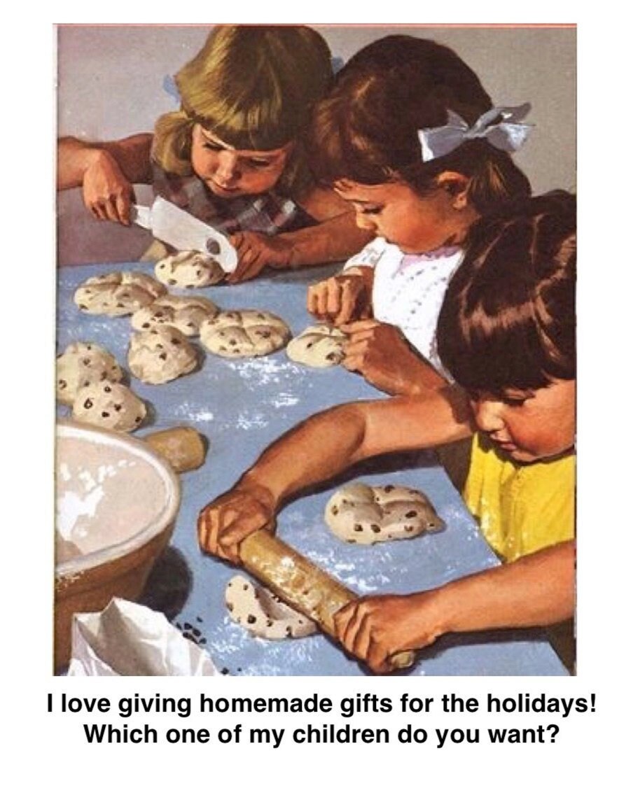 I Love Giving Homemade Gifts ... Funny Holiday Card, Snarky Christmas ...
