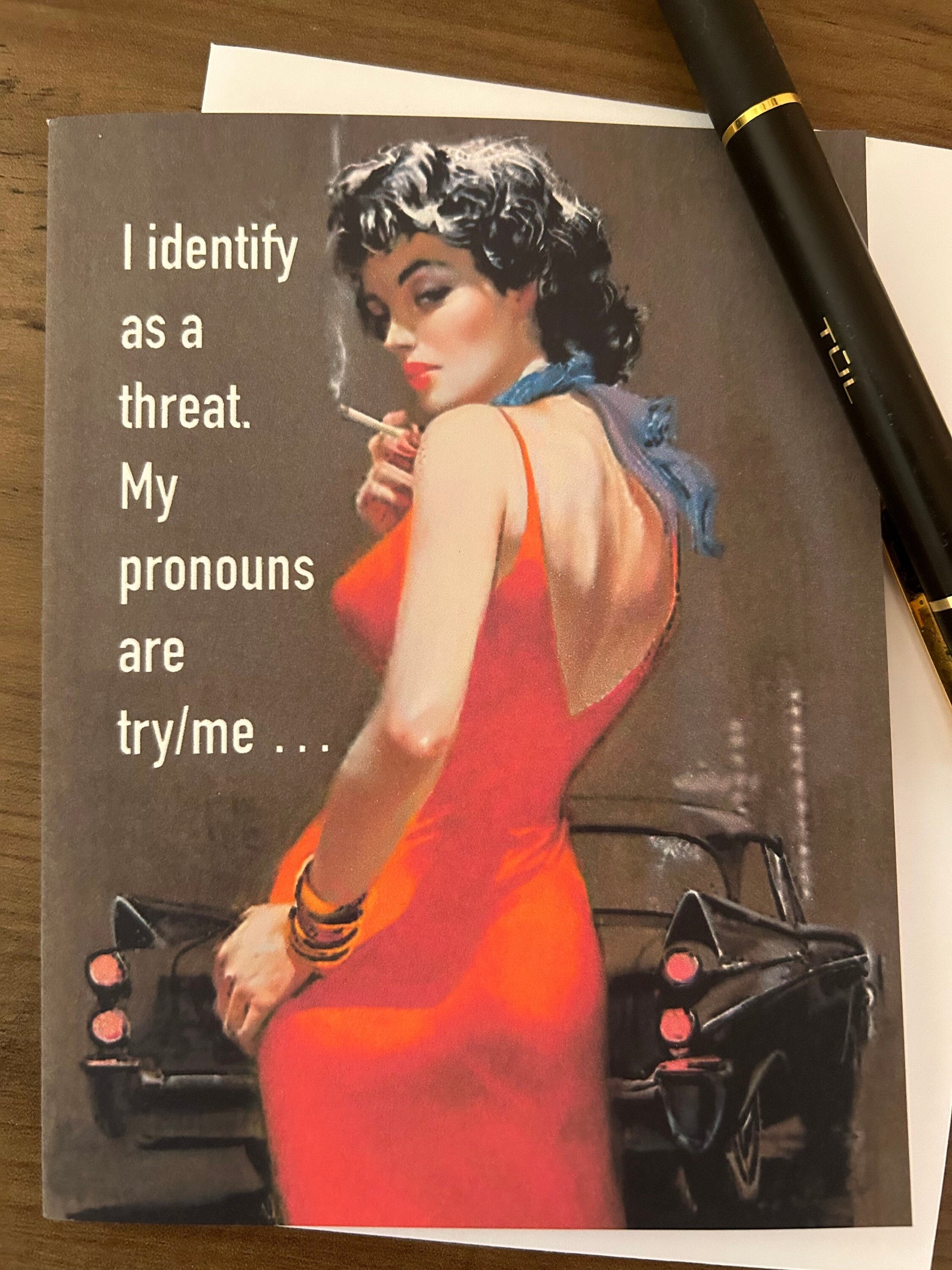 Try/me ... Funny Any Occasion Just Because Greeting Card, Snarky Card ...