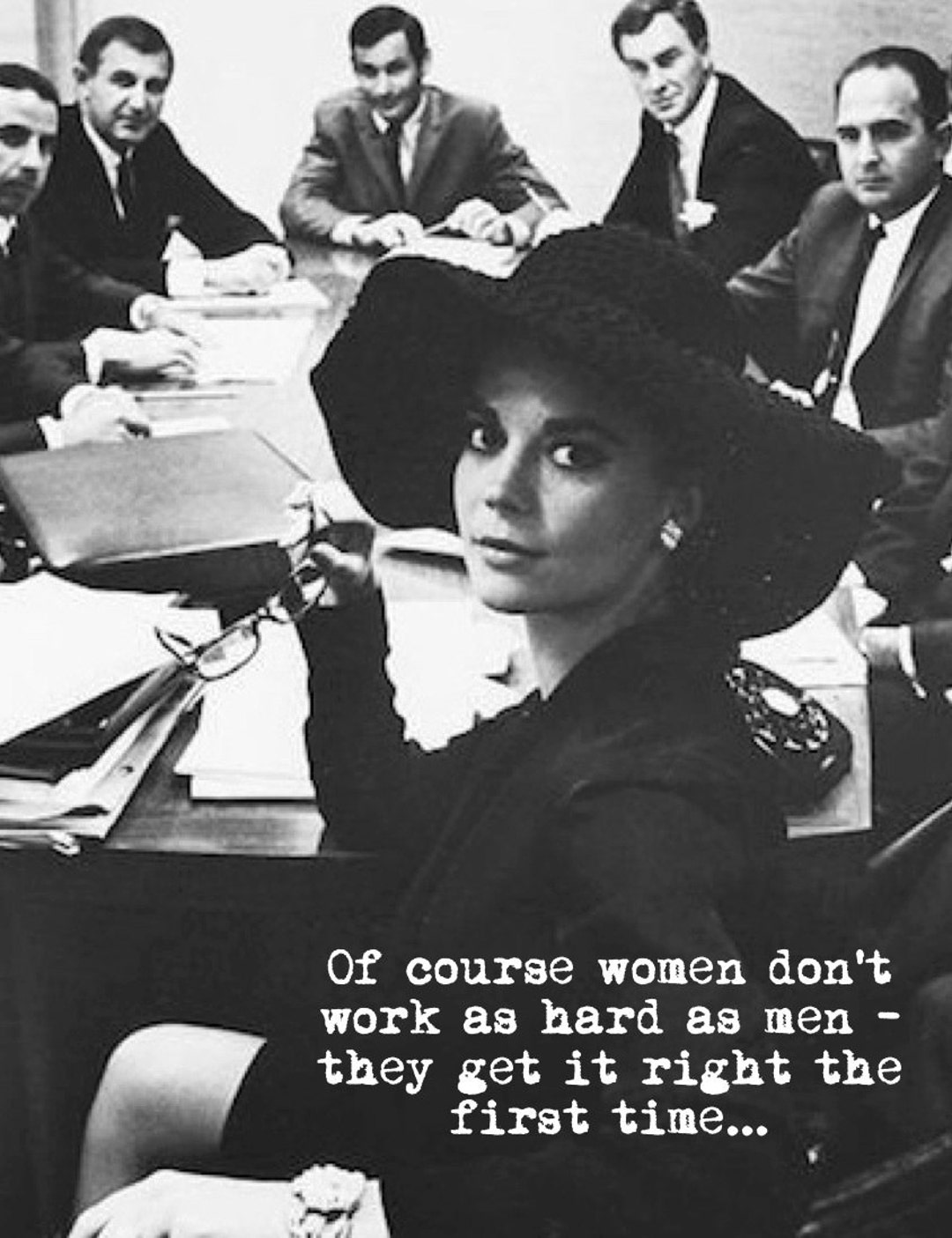 FUNNY PRINT Retro, Vintage Photography work as Hard With Natalie Wood ...