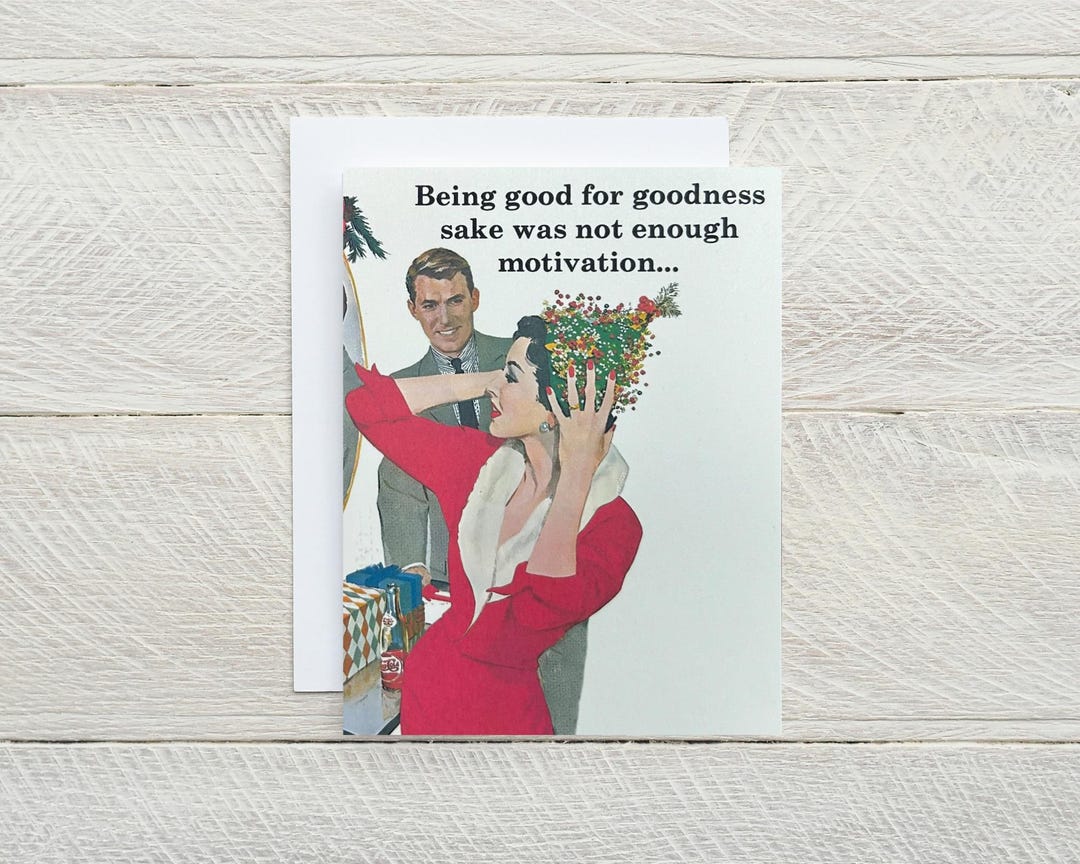 Not Enough Motivation ... Holiday, Christmas, Snarky, Funny, Just for ...