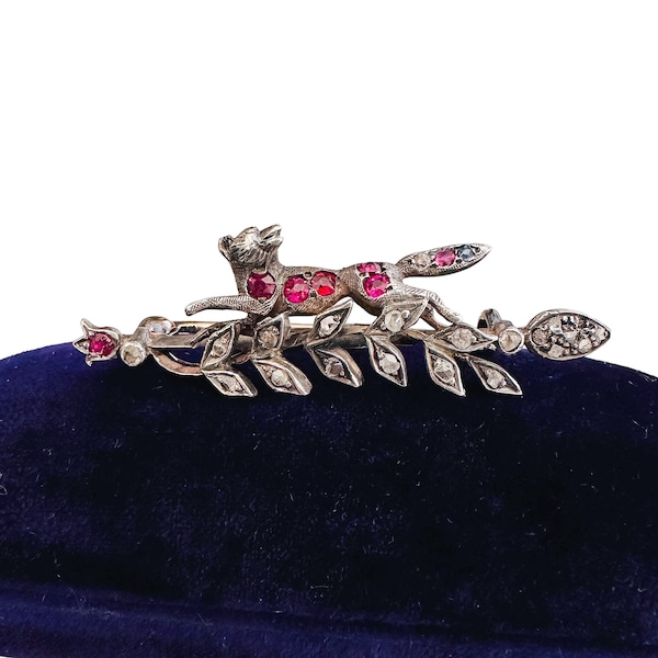 Fox Brooch - Etsy