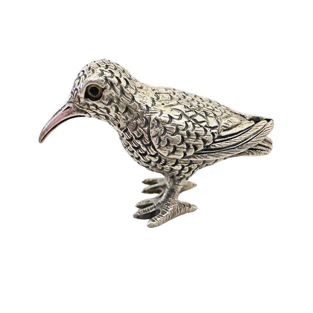 Vintage, Solid Sterling Silver Bird Ornament, Figurine, 10.35grams - Etsy