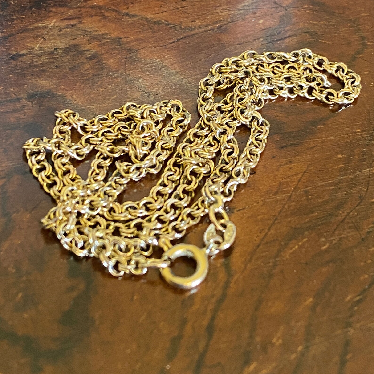 Lovely Vintage 9ct 9k 375 Gold Bismark Link Chain Length | Etsy