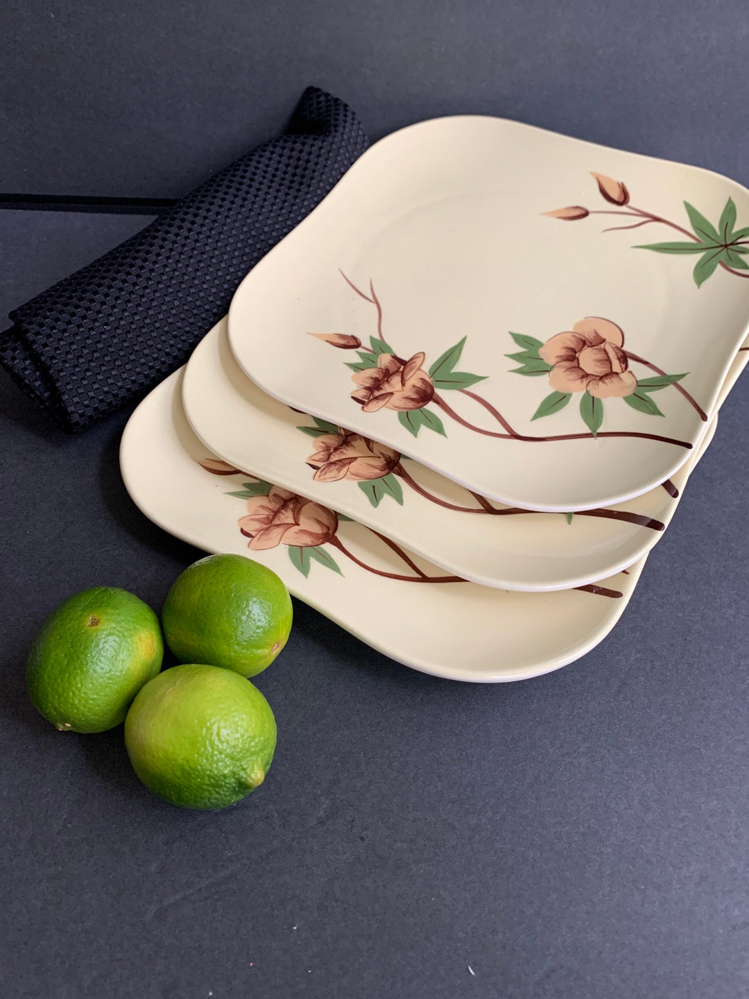 Set of 3 Mid-century Weil Ware of California Dinner Plates - Etsy