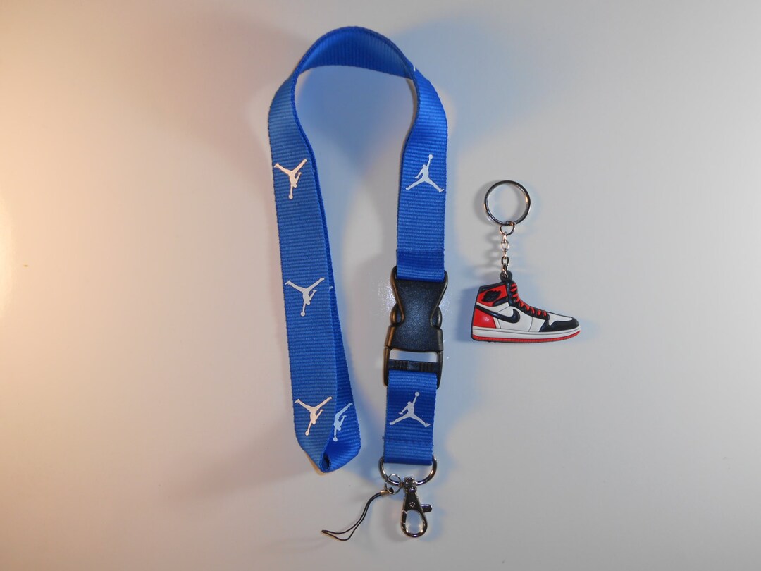 Jordan Lanyard With Jordan Keychain. New! - Etsy
