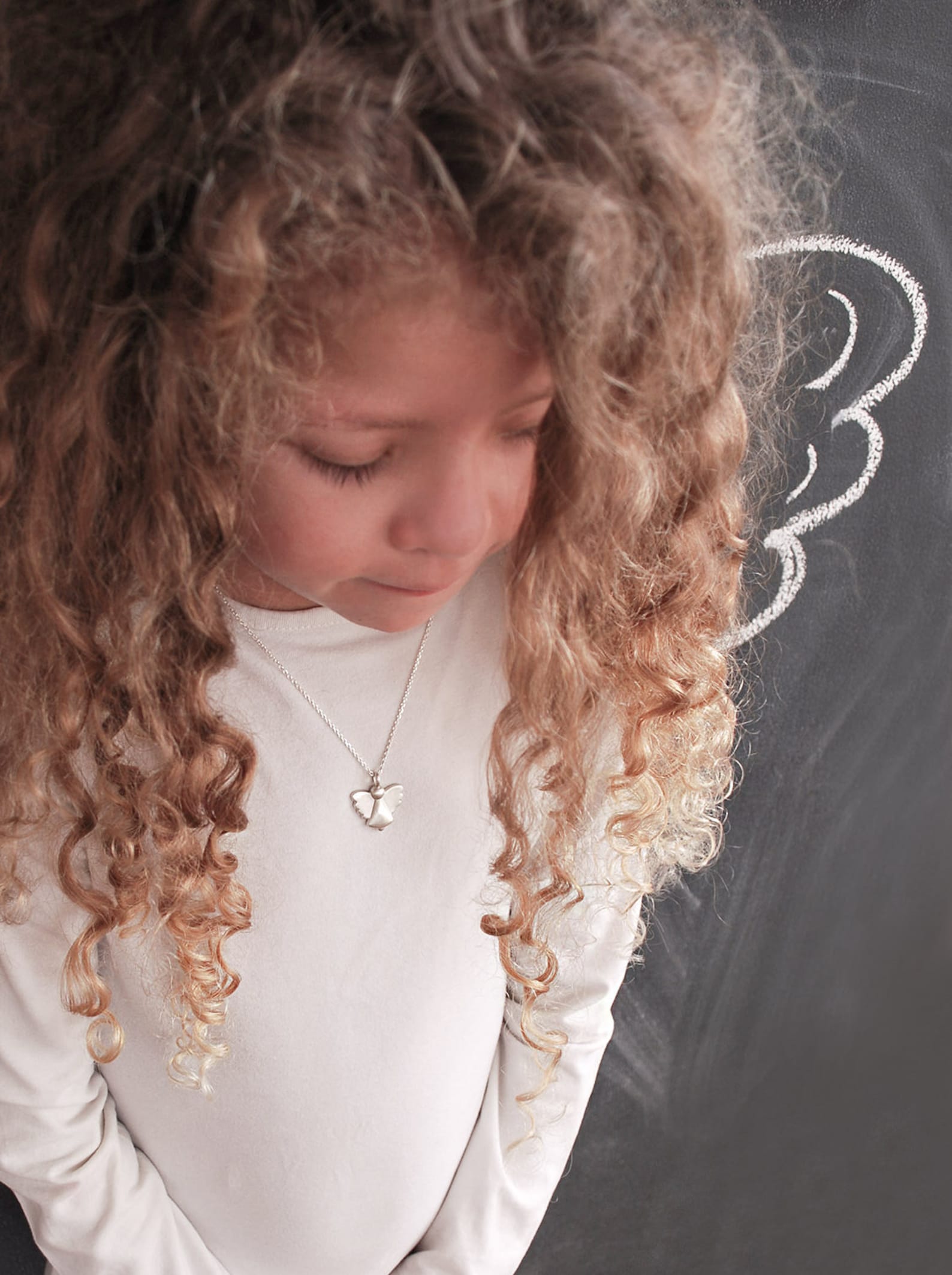 Baptismal Necklace Angel Engraving Baptism Gifts Guardian Angel ...