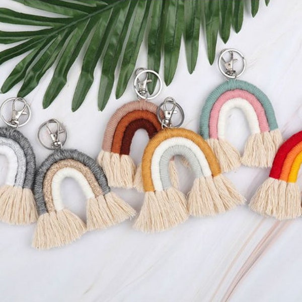 Rainbow Macrame Kit - Etsy