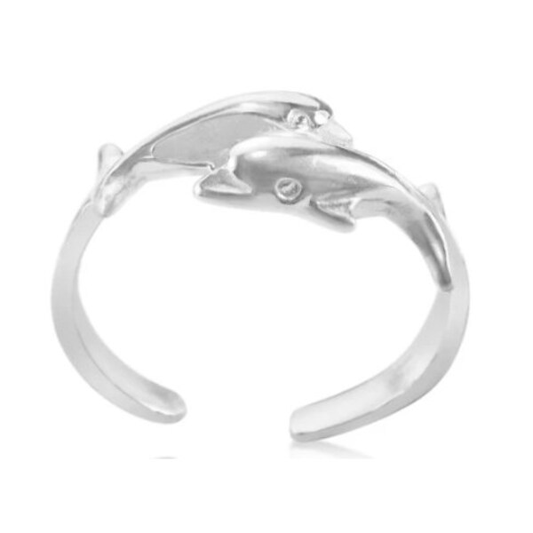 Dolphin Toe Ring - Etsy