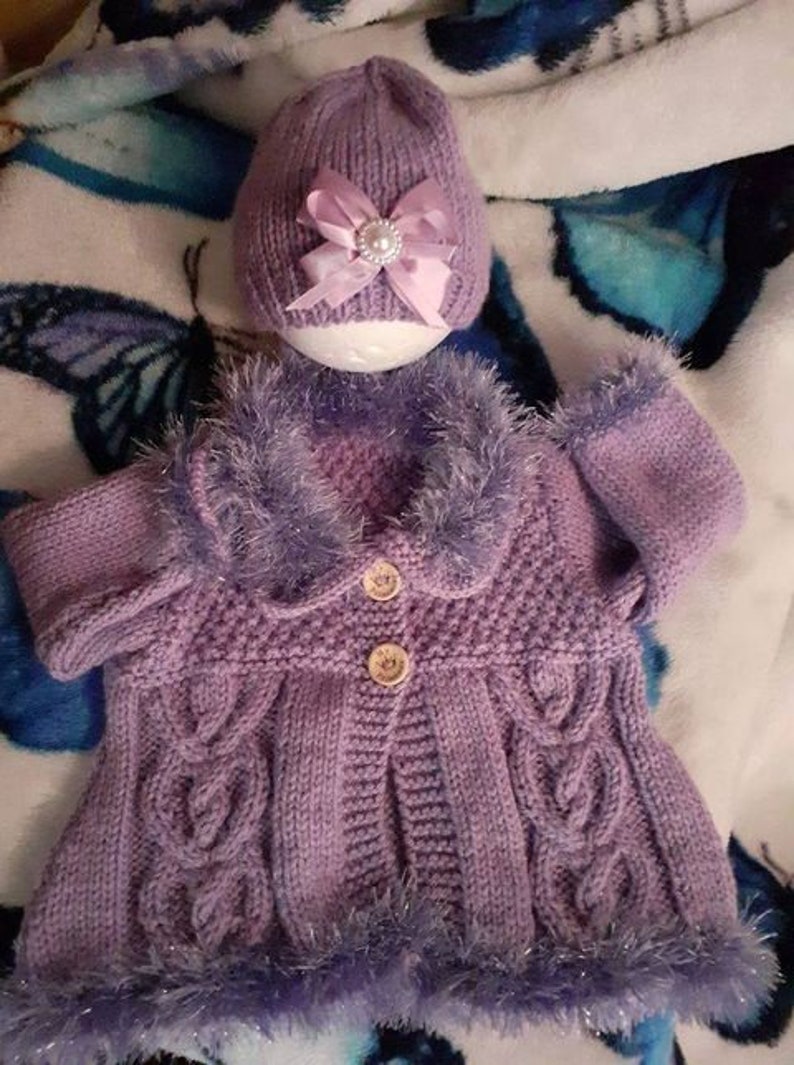 Nanna Aran Cardigan Knitting Pattern Cardigan Jacket | Etsy