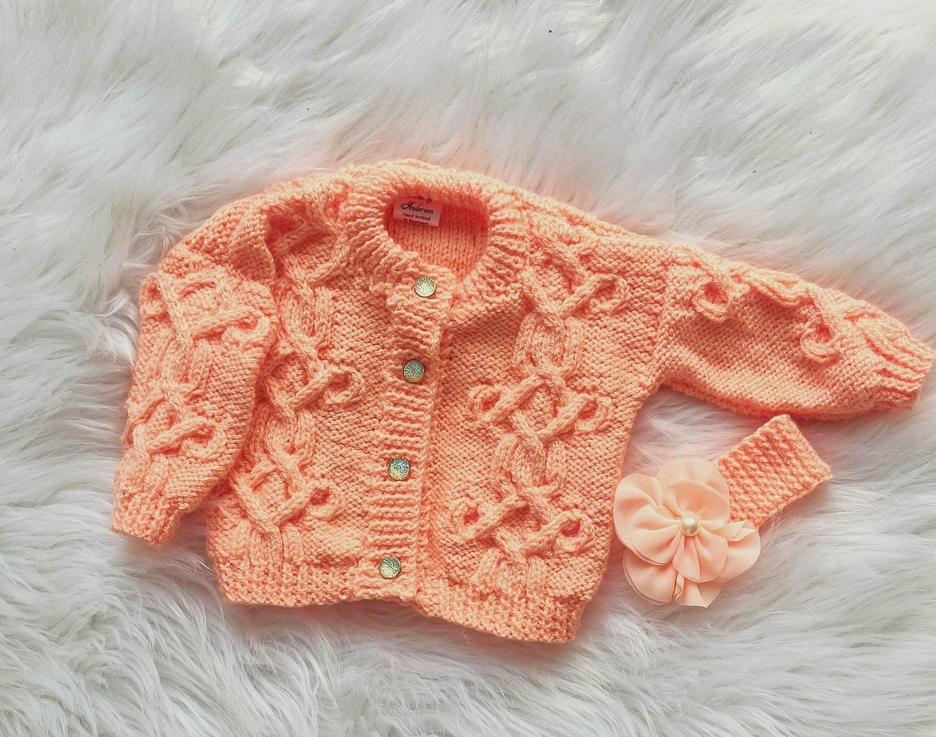 Mary Anne Mcgroarty DK Knitting Pattern Cardigan Headband - Etsy