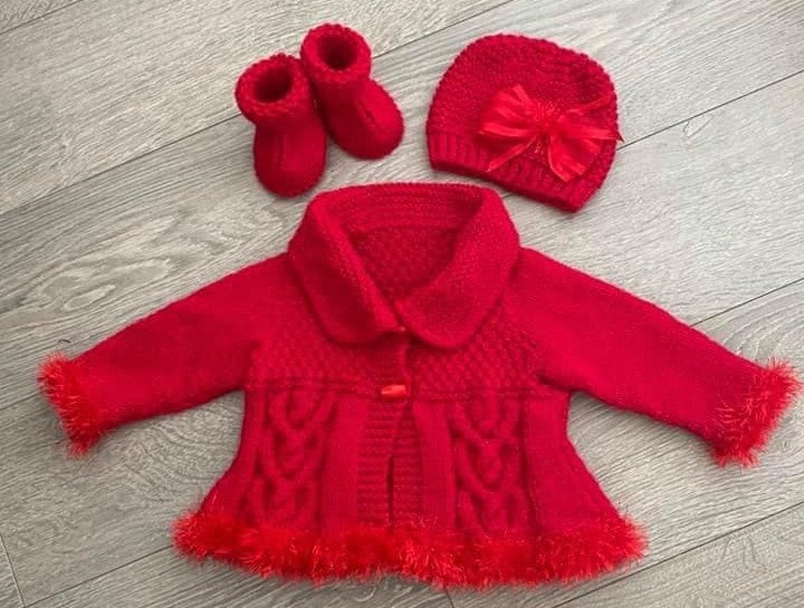 Nanna Aran Cardigan Knitting Pattern Cardigan Jacket | Etsy