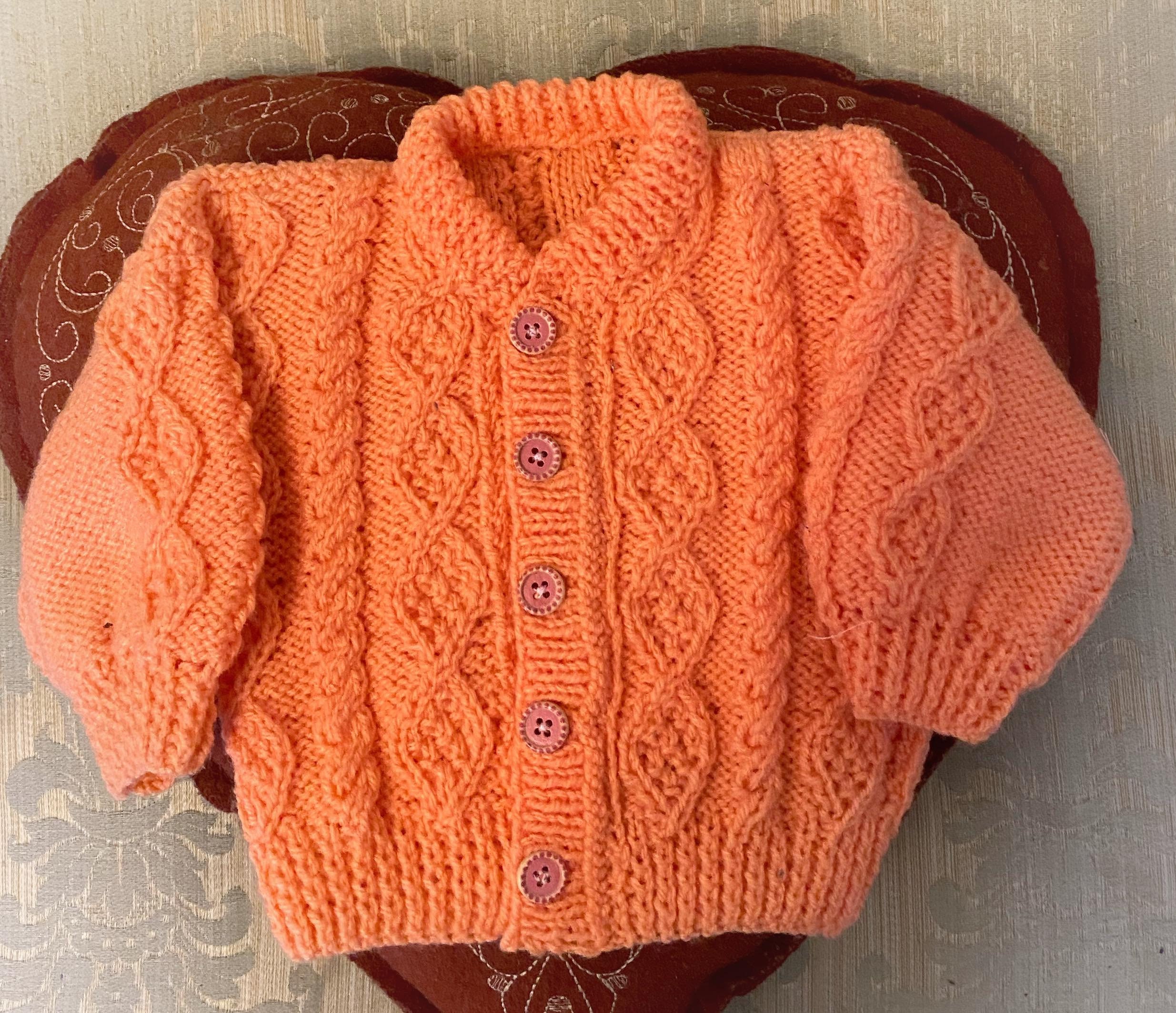 Danielle DK Baby Knitting Pattern Headband Cardigan Hat - Etsy