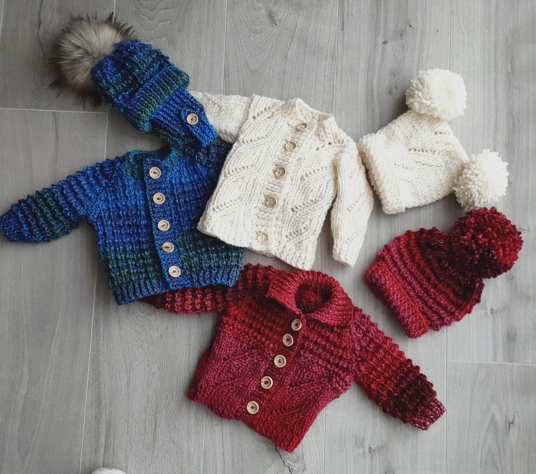 Hugo - Chunky Knitting Pattern for Babies - Etsy