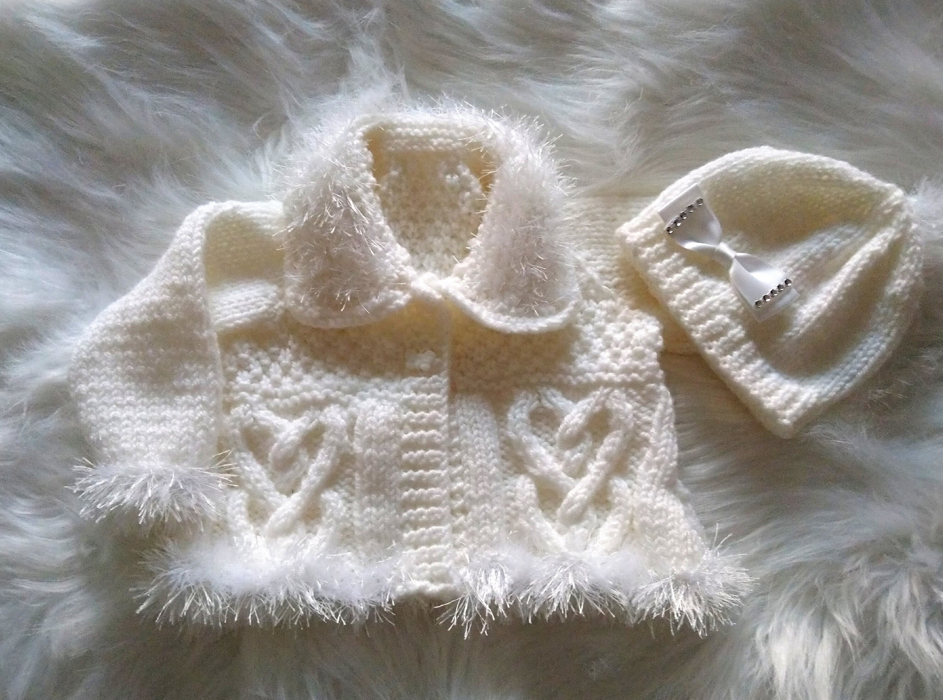 Nanna Aran Cardigan Knitting Pattern Cardigan Jacket - Etsy