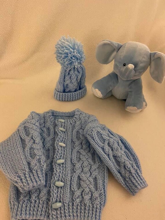 Carrigaline Designer Aran Knitting Pattern for Babies - Etsy UK