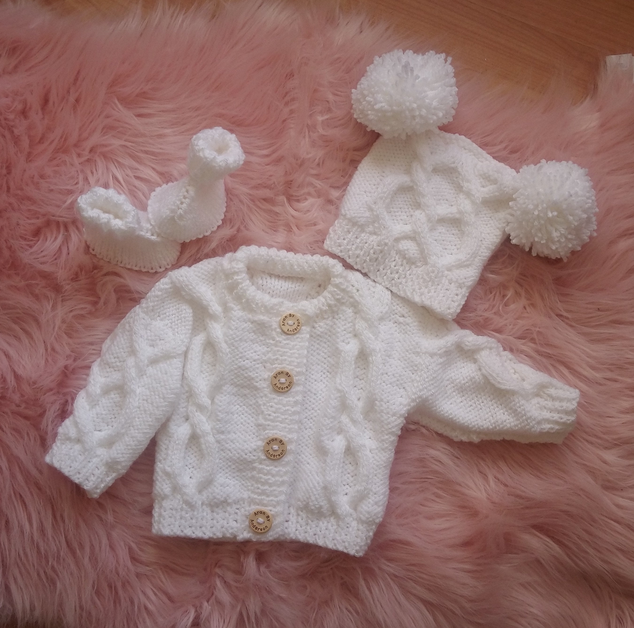 Armagh Baby Aran Knitting Pattern | Etsy