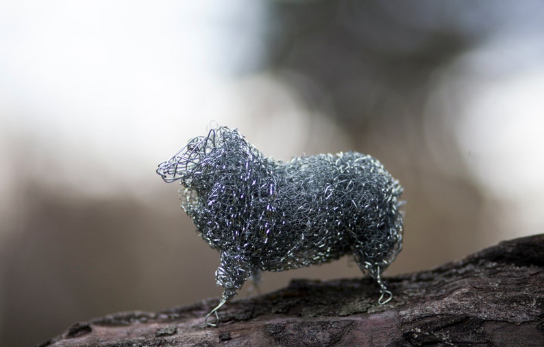 Animal Sculpture Birthday Gift Wire Sculpture Sheep - Etsy