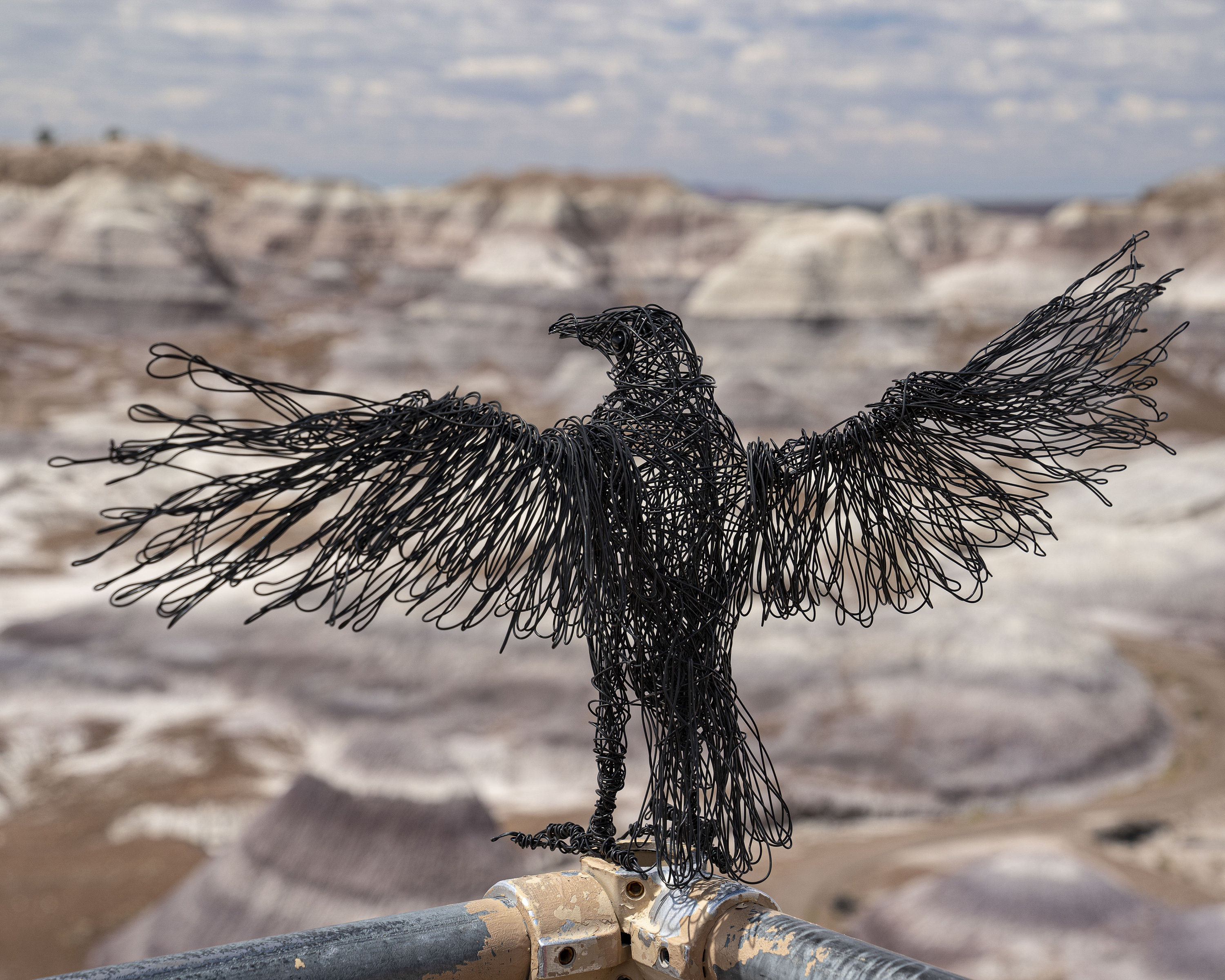 Crow Sculpture Raven Sculpture Wire Animal Bird Figurine | Etsy