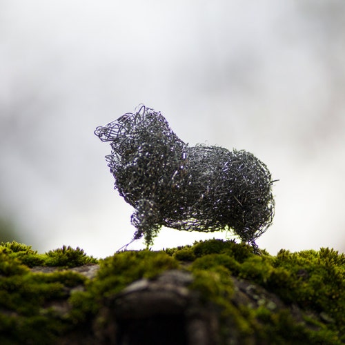 Animal Sculpture Birthday Gift Wire Sculpture Sheep - Etsy