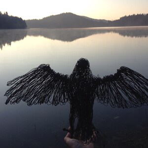 Crow Sculpture, Raven Sculpture, Wire Animal, Bird Figurine, Wire ...