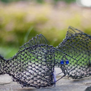 Fish Sclulpture, Wire Fish, Zodiac Decor, Wire Art, Fisherman Gift, Set ...