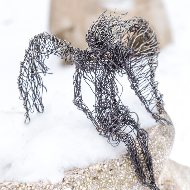 Wire Angel Sculpture - Etsy