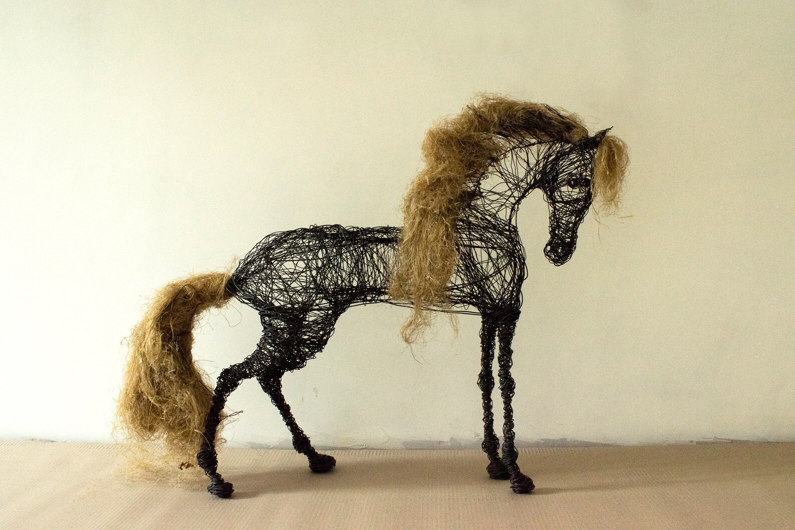 Horse Figurine, Wired Animal, Home Decor, Wire Horse, Horse Lover Gift ...