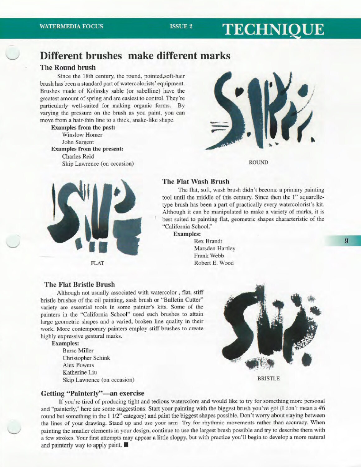 NEW! WATERMEDIA FOCUS Magazine Back Issue No. 2 by Christopher Schink ...