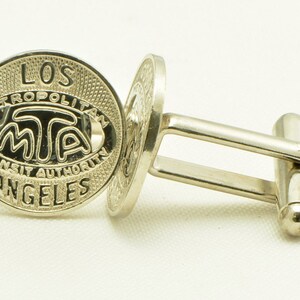 MTA (los Angeles) Transit Token Coin Cufflinks - Etsy