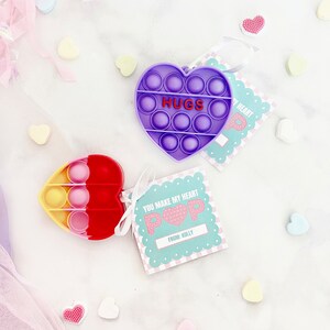 Pop It Valentine, Printable Valentine, Valentine's Popper, Toddler ...